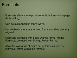 Django Forms: Best Practices, Tips, Tricks | PPT