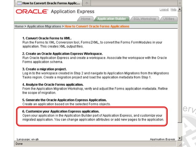 Oracle Forms to APEX conversion tool | PPTX