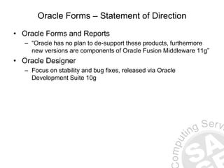 Oracle Forms to APEX conversion tool | PPTX