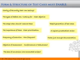 Form and structure of test case MATTERS! | PDF | Technology & Computing