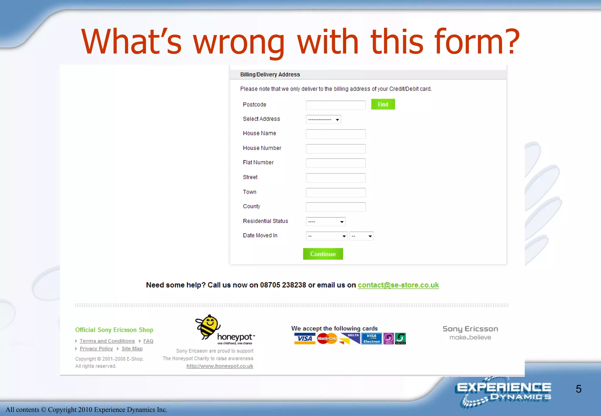 Forms usability design best practices experience dynamics web seminar | PPT | Web Design and ...