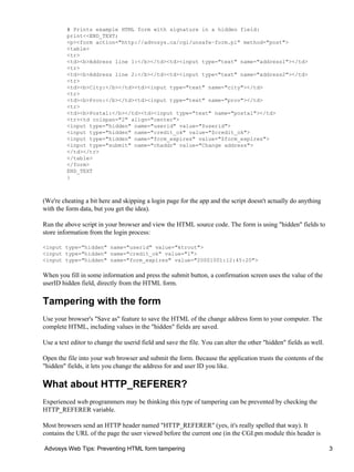 Form Tampering | PDF