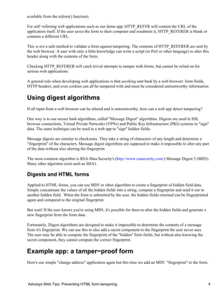 Form Tampering | PDF