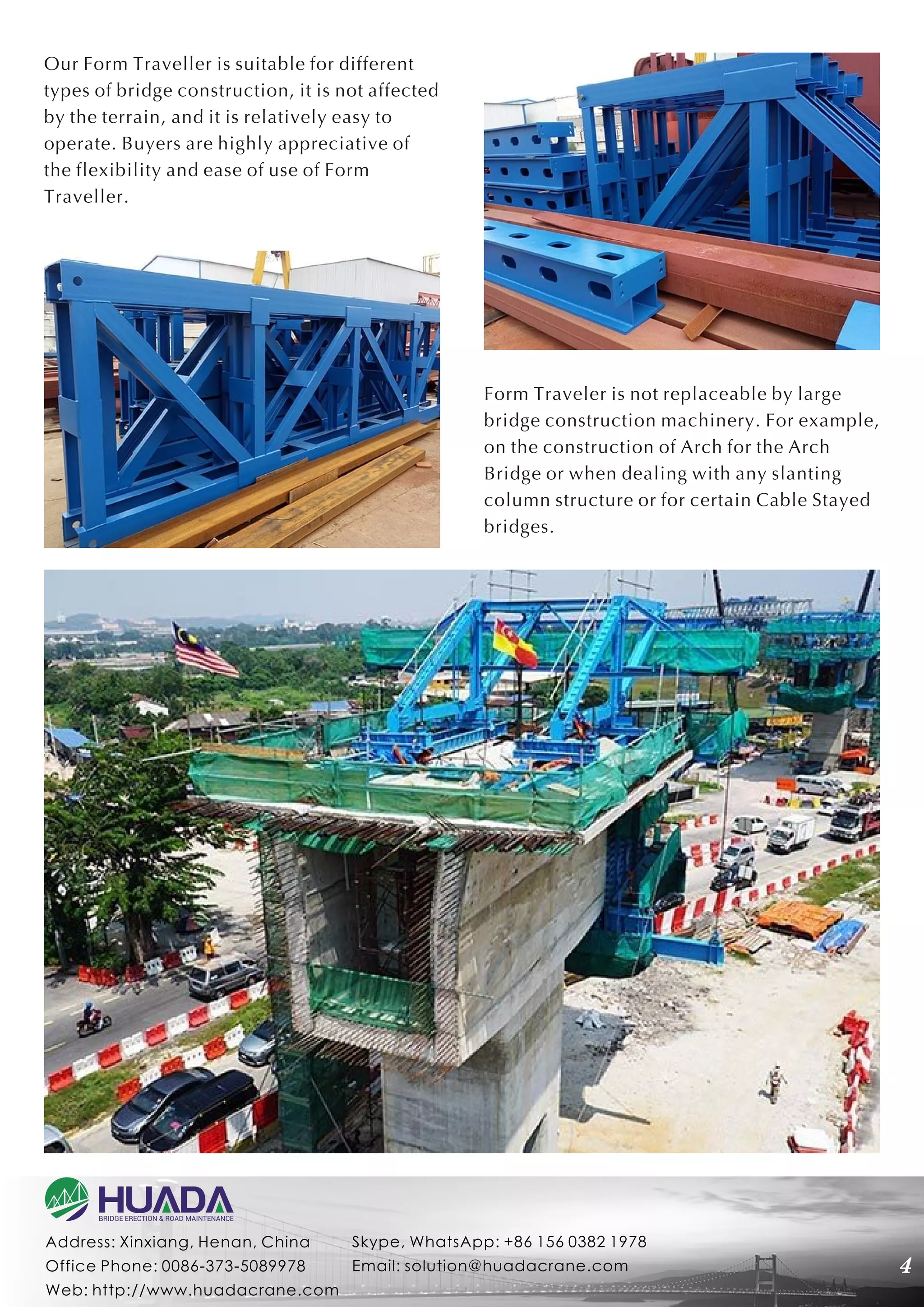 Form Traveller Introduction and Project-Huada Heavy Industry China ...