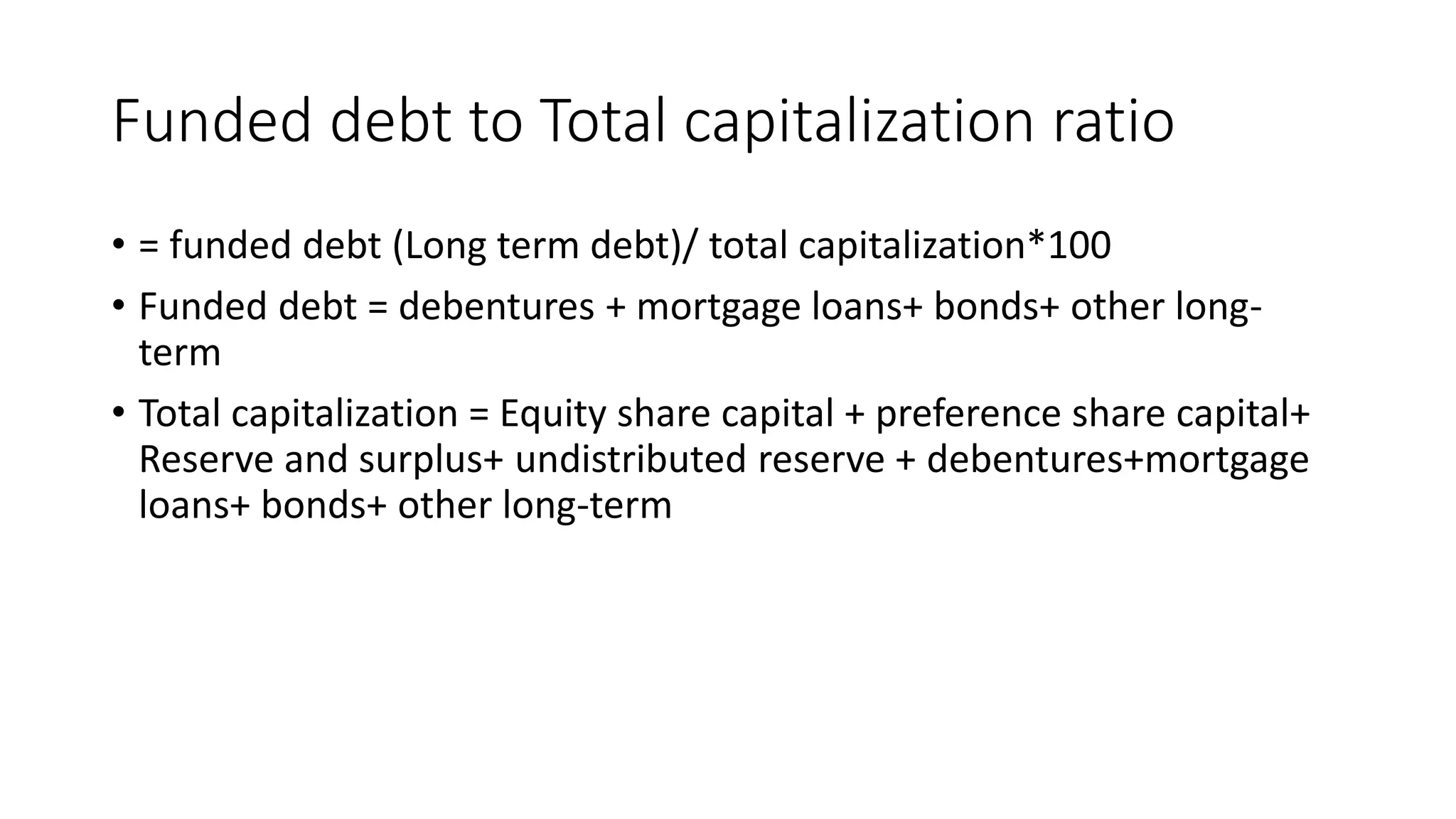 formula.pptx Debt equity ratio in financial accounting | PPTX