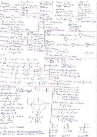 Formula sheet | PDF