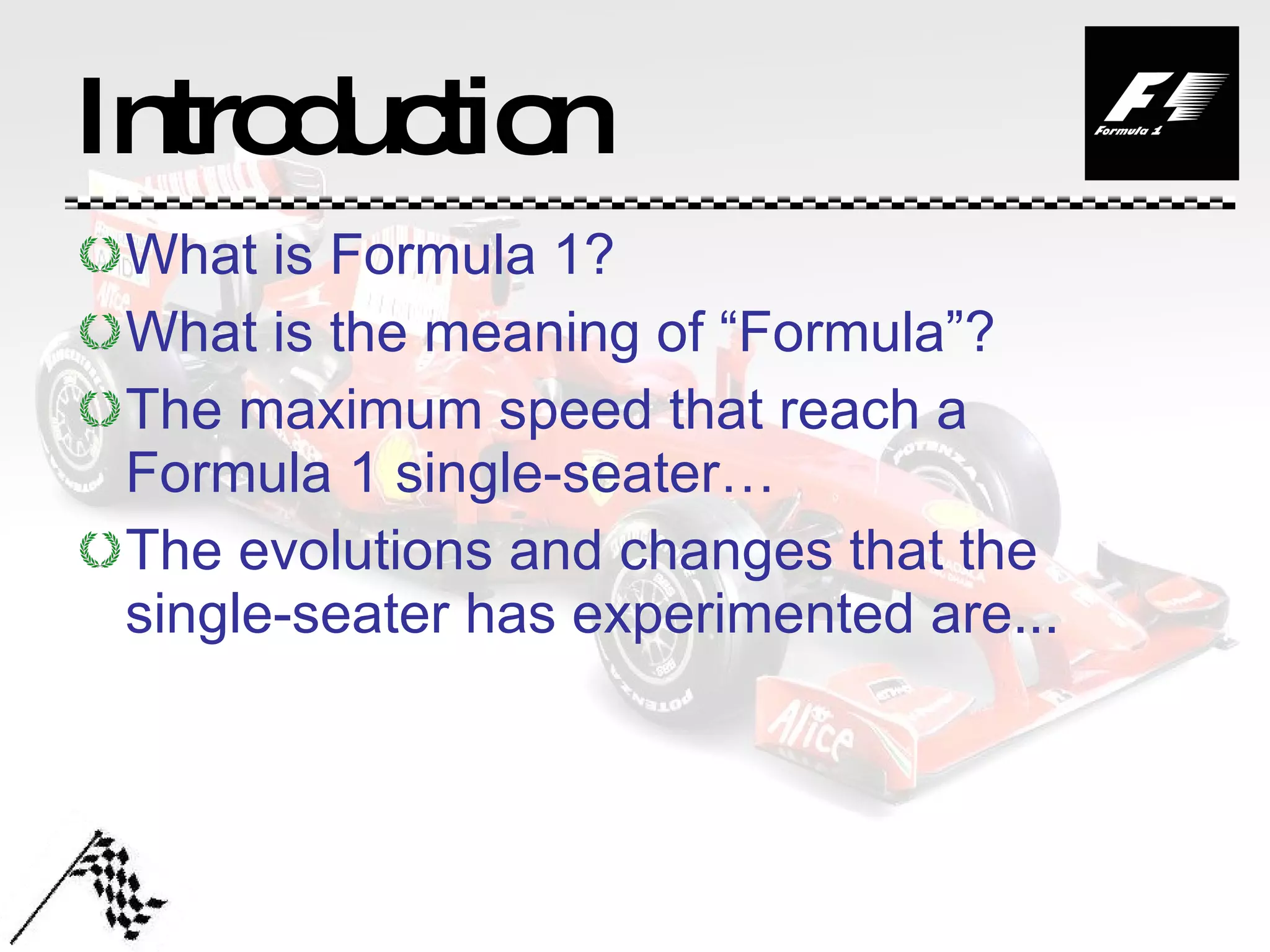Formula 1 | PPT