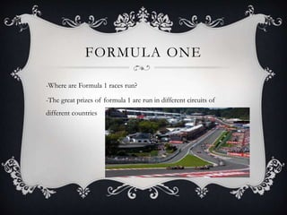 Formula 1 | PPTX | Fitness and Exercise | Healthy Living