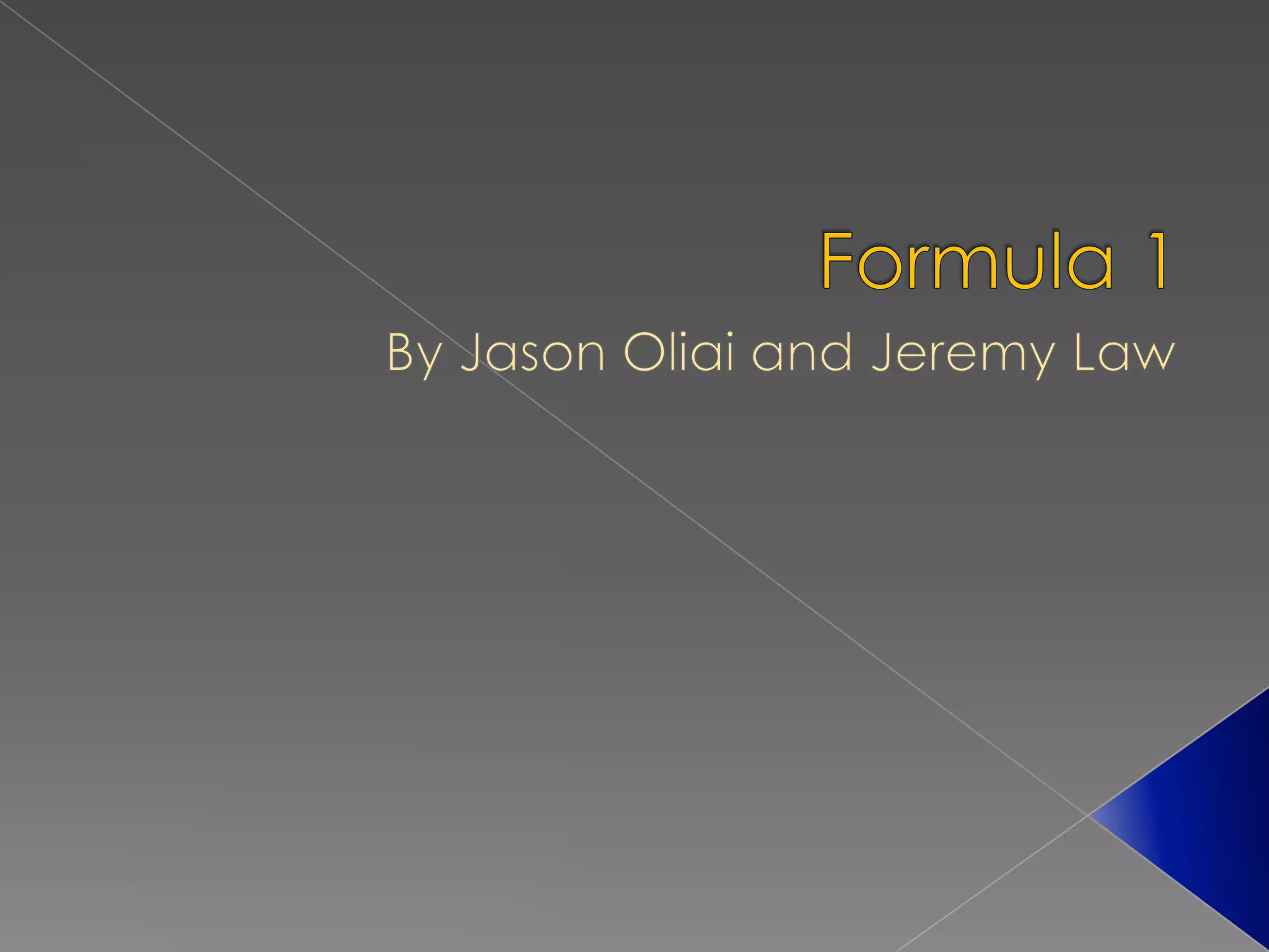 Formula 1 math project | PPT