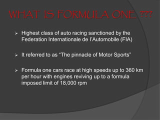 Formula1 presentation | PDF