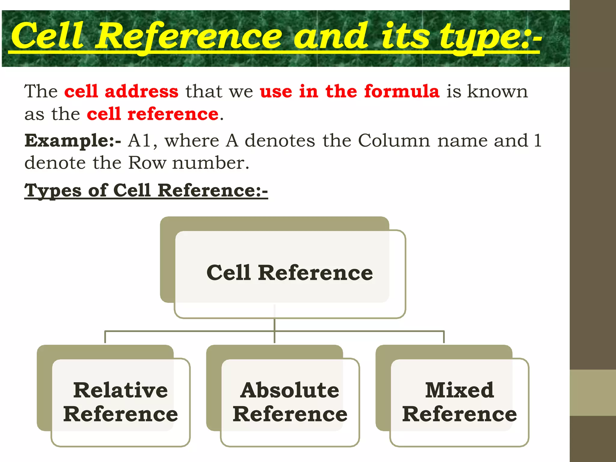 Formulas and functions | PPTX
