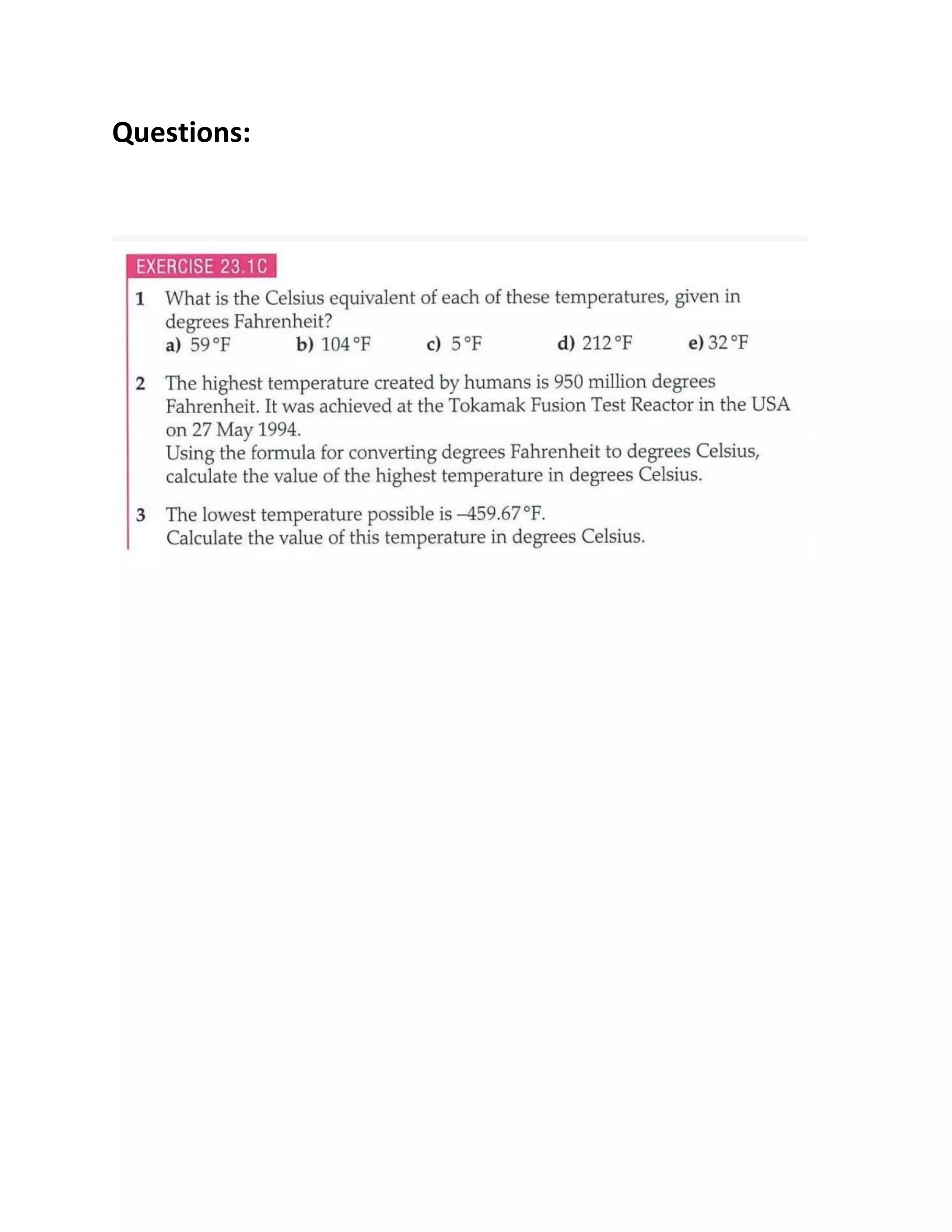Formula and substitution task 2 | PDF