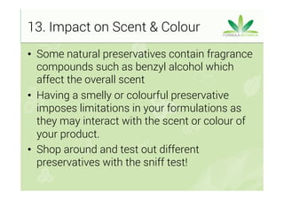 16 Point Checklist: Choose a Natural Preservative for Skincare ...