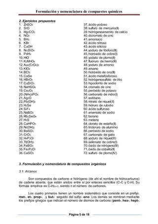 Formulación química v2 | DOCX