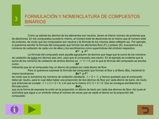Formulacion inorgánica | PPTX