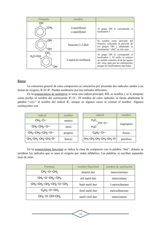 Formulacion organica | PDF