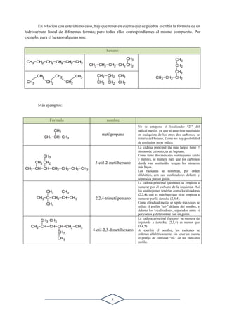 Formulacion organica | PDF