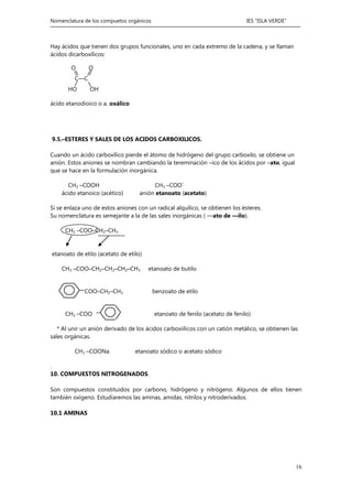 Formulacion organica (isla verde) | PDF