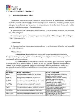 Formulacion y nomenclatura_inorganica3 | PDF