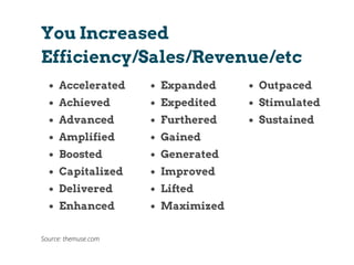 Make it acceptable CV by useing Formula CV | PPT