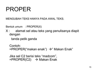 Formula dan fungsi | PPT