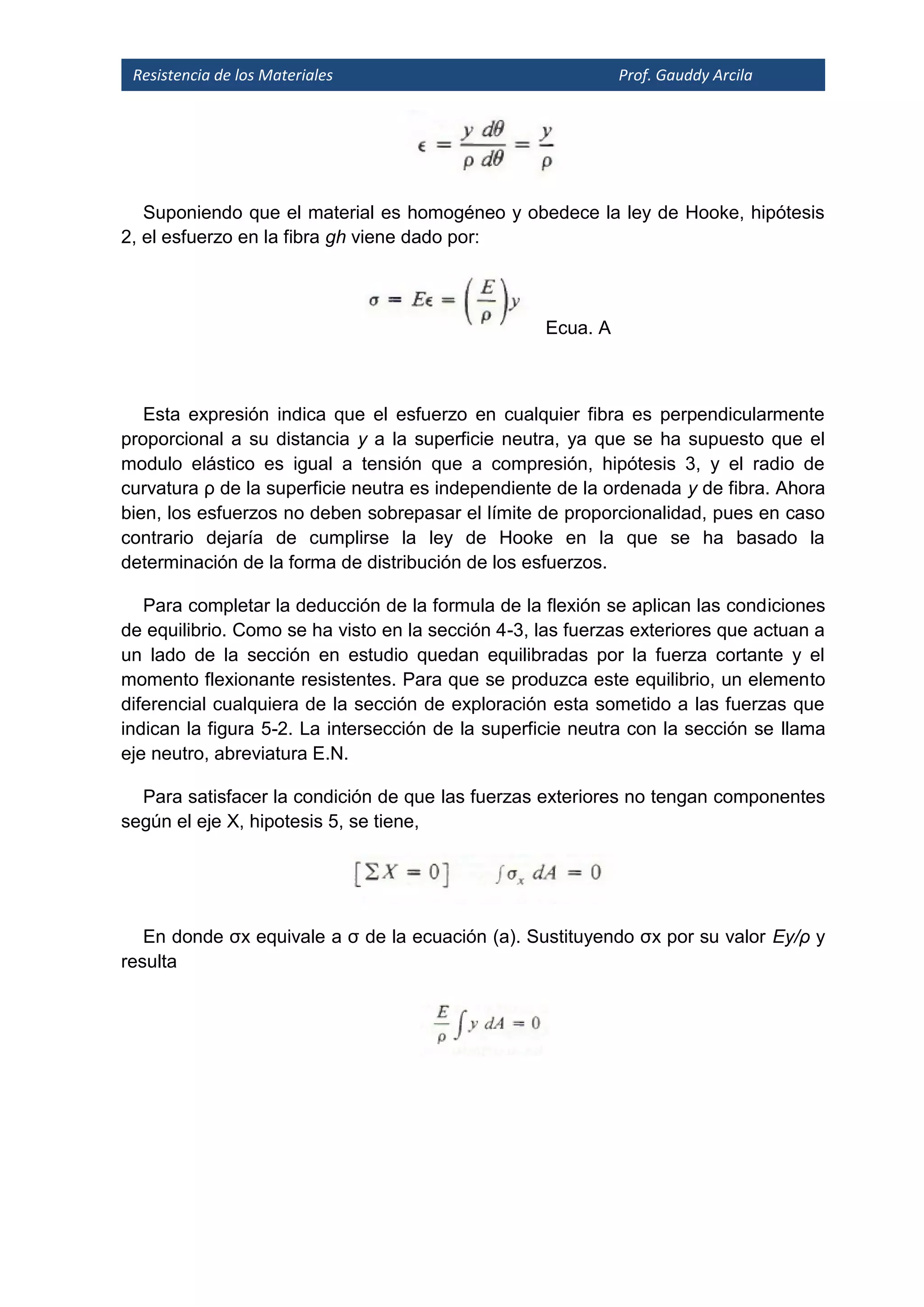 Formula de flexión | PDF | Physics | Science