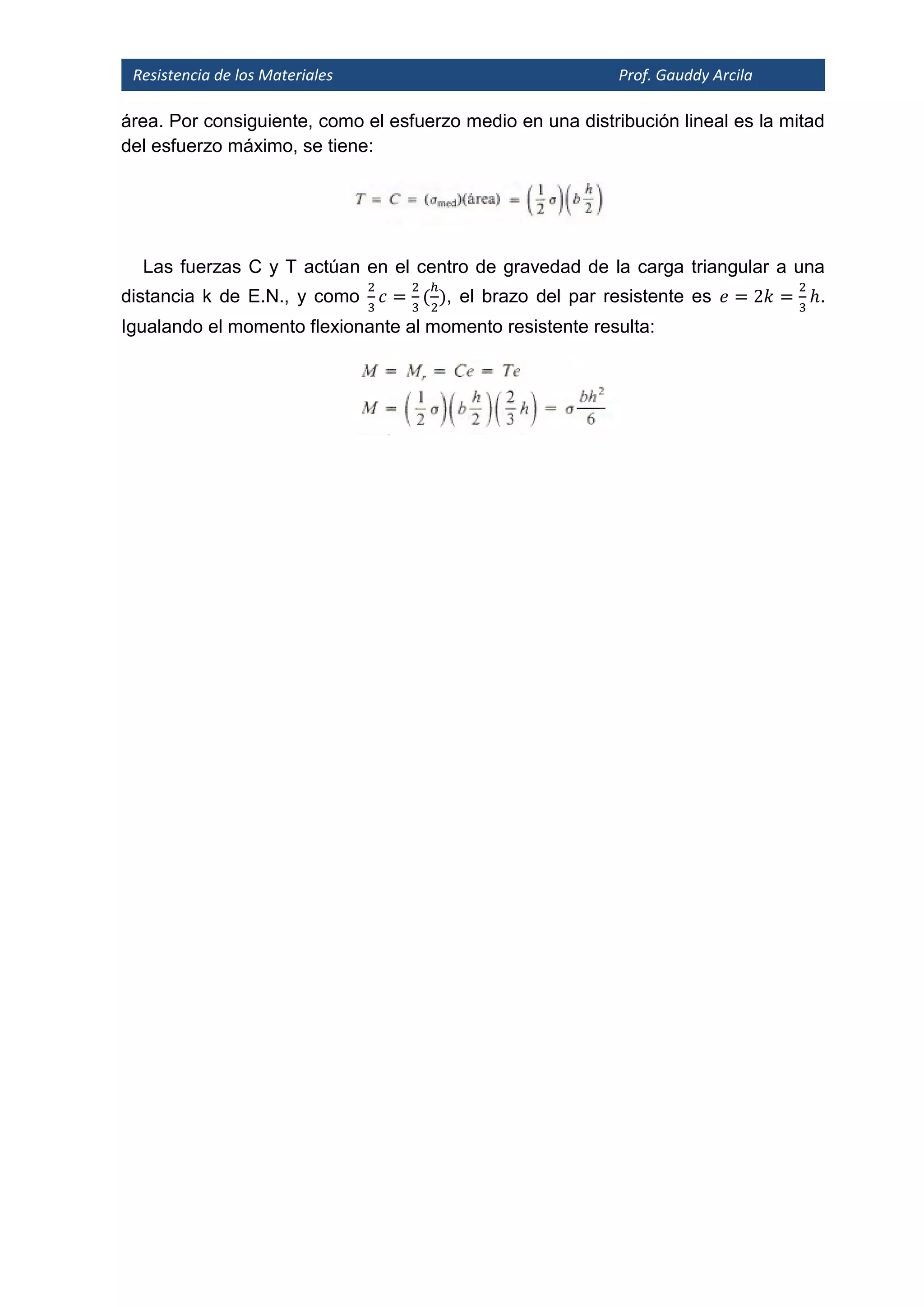 Formula de flexión | PDF | Physics | Science