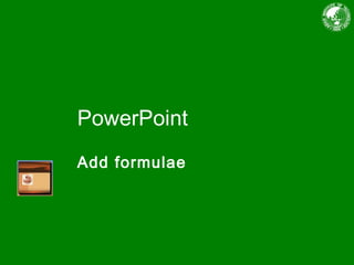 Formulae | PPT