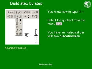 Formulae | PPT