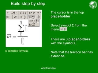 Formulae | PPT