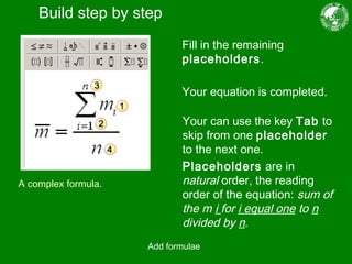 Formulae | PPT