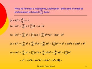 Formula e binomit | PPSX
