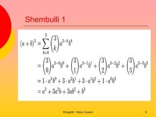 Formula e binomit | PPSX