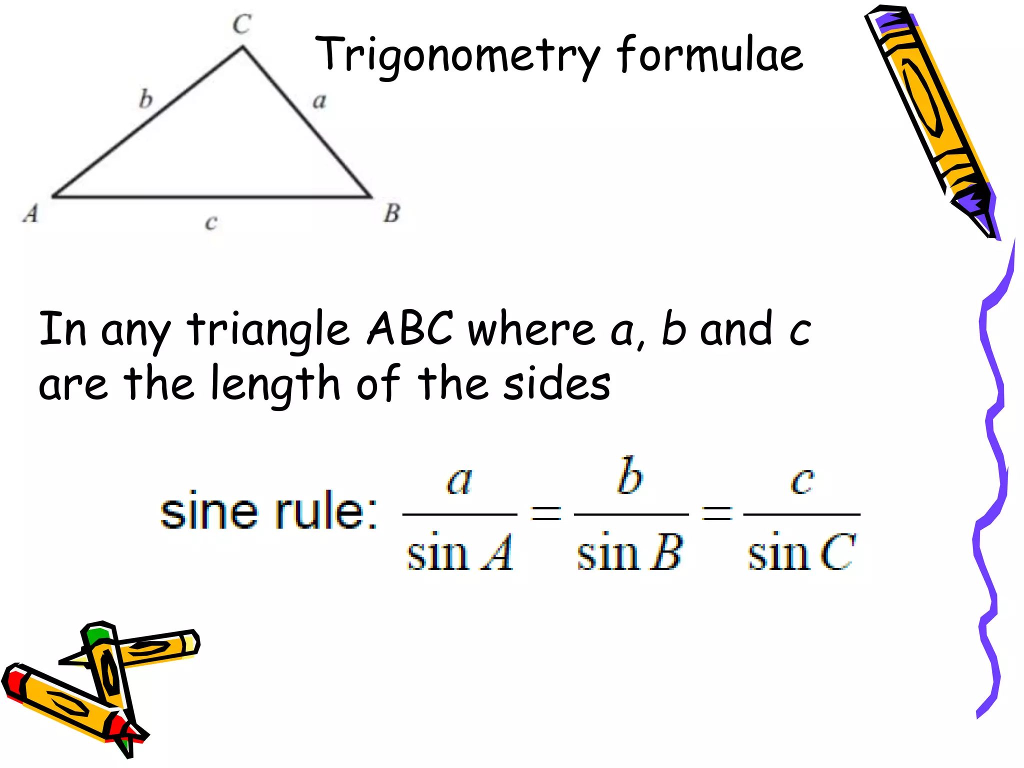 Formulae GCSE Mathematics | PPTX