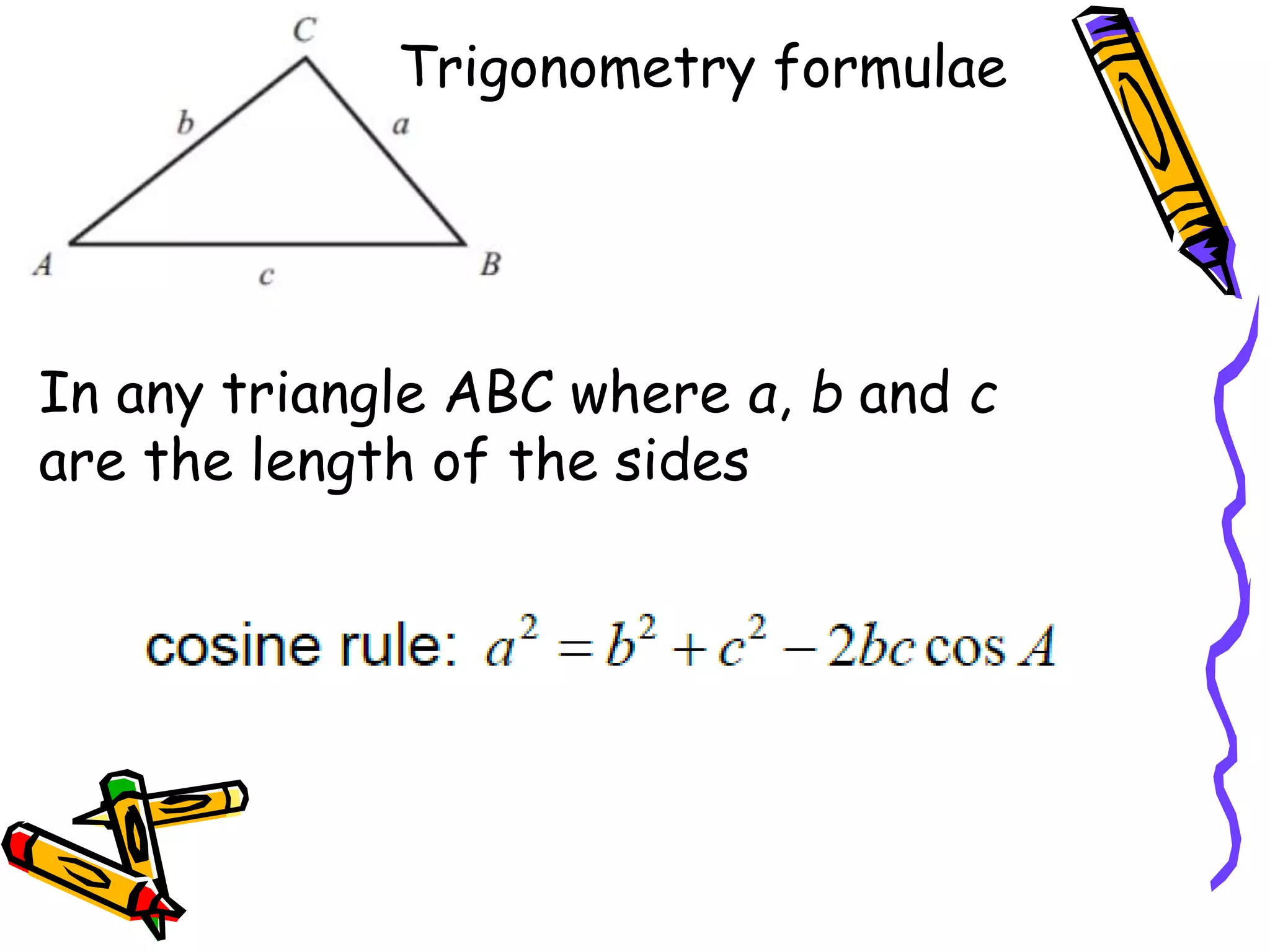 Formulae GCSE Mathematics | PPTX