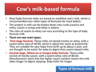 Formula feeding | PPTX