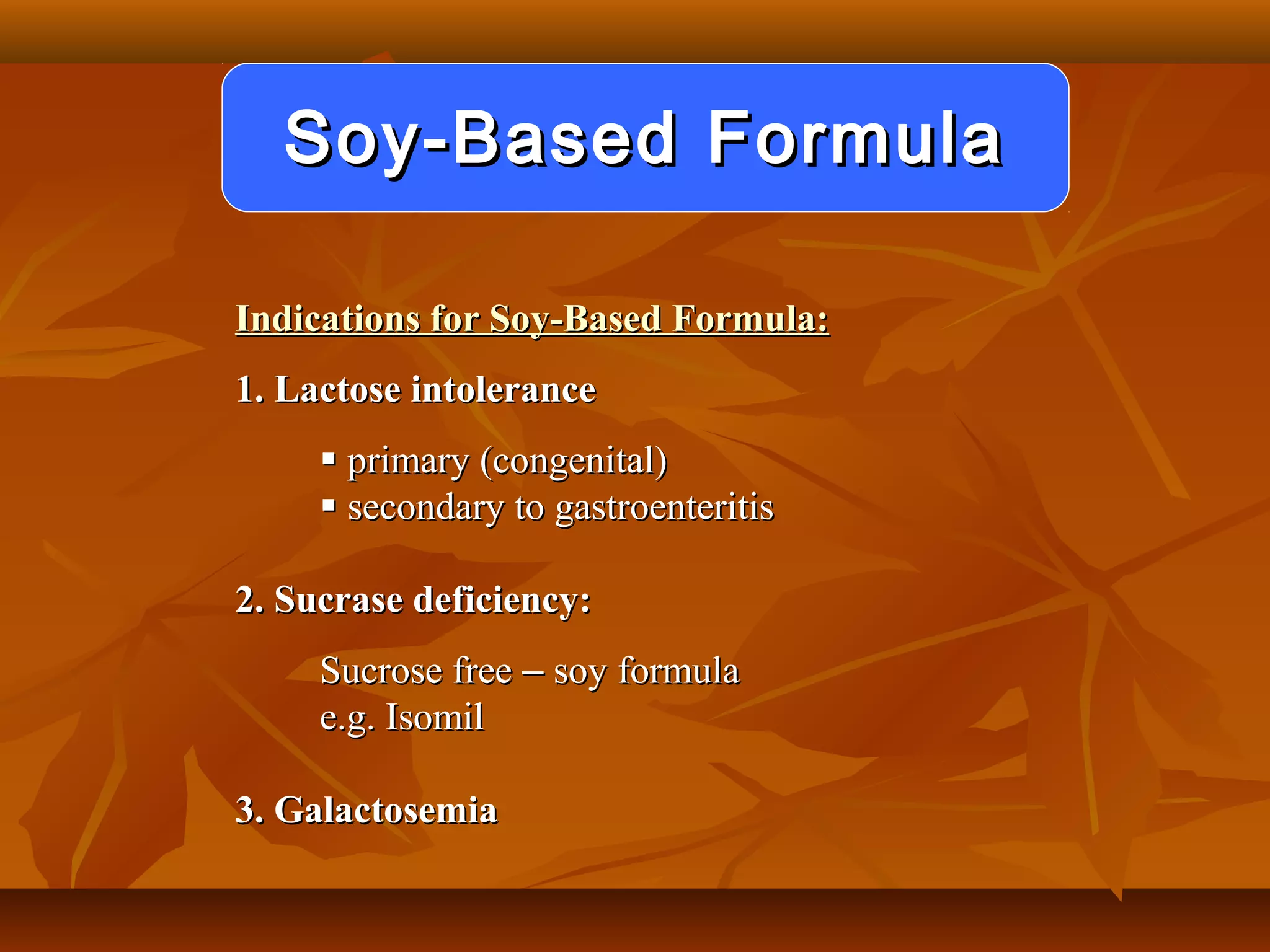 formula milk formula for clinical pharmacy students | PPT