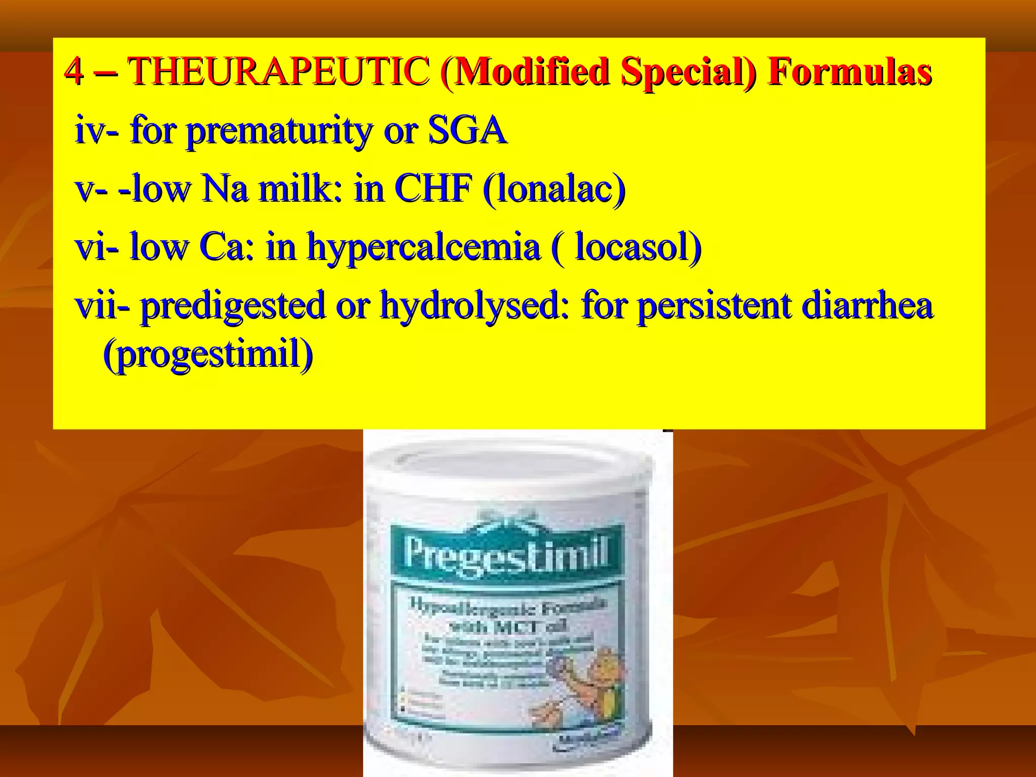 formula milk formula for clinical pharmacy students | PPT