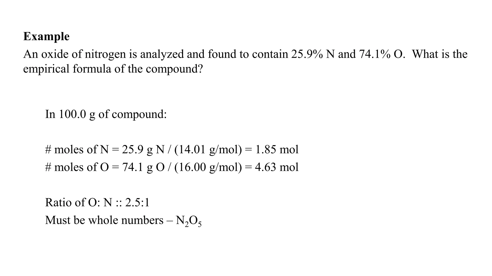 Formula for compounds | PPT
