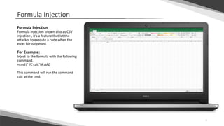 Formula injection/DDE/Macro | PPT