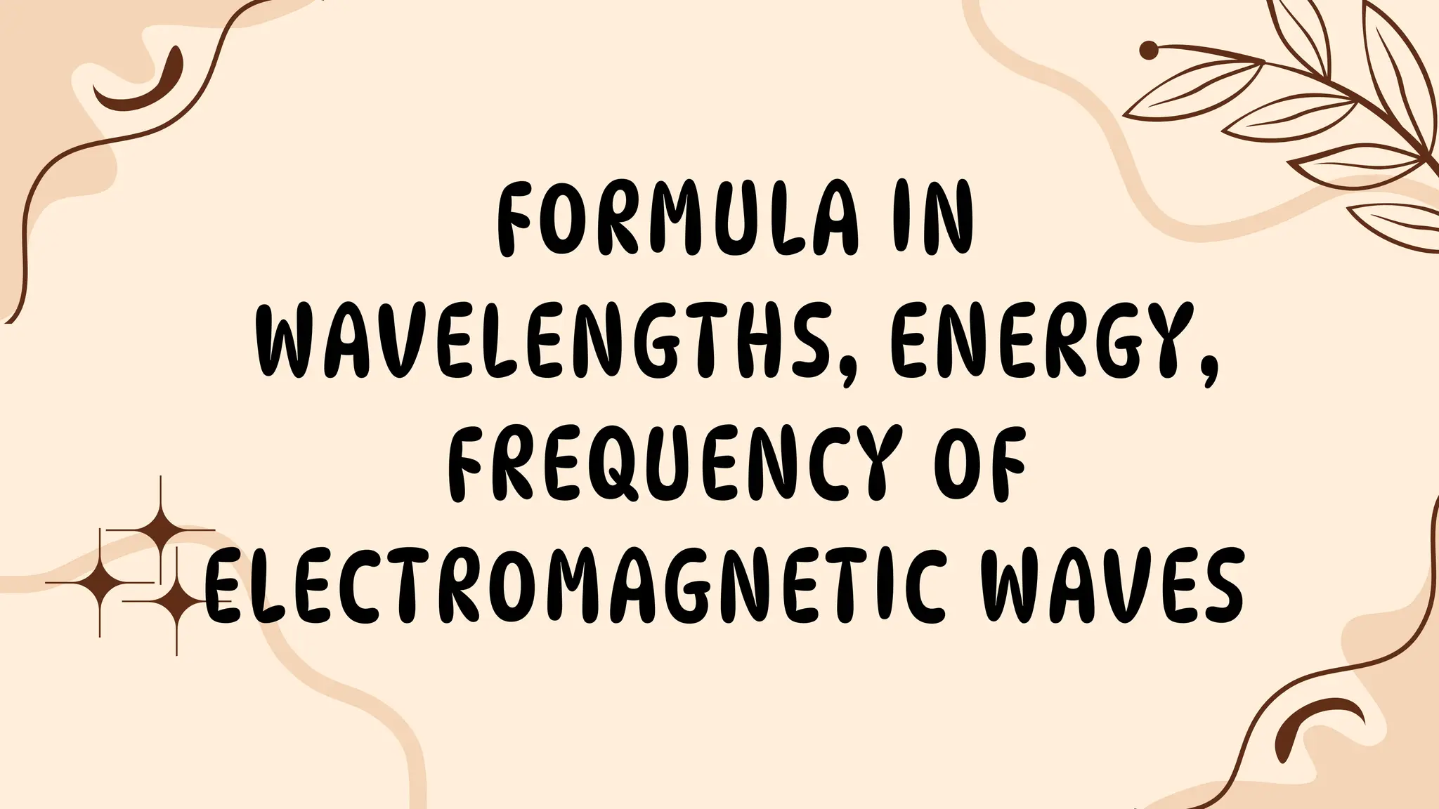 Formula of electromagnetic waves pdf PowerPoint | PDF