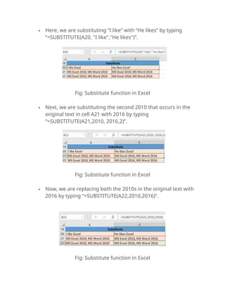 Formula of Excel for new user around the world.docx