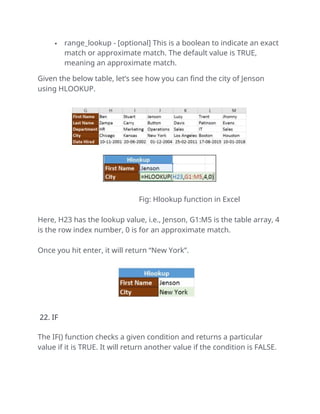 Formula of Excel for new user around the world.docx