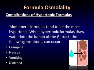 Formula osmolality and nutritional needs | PDF