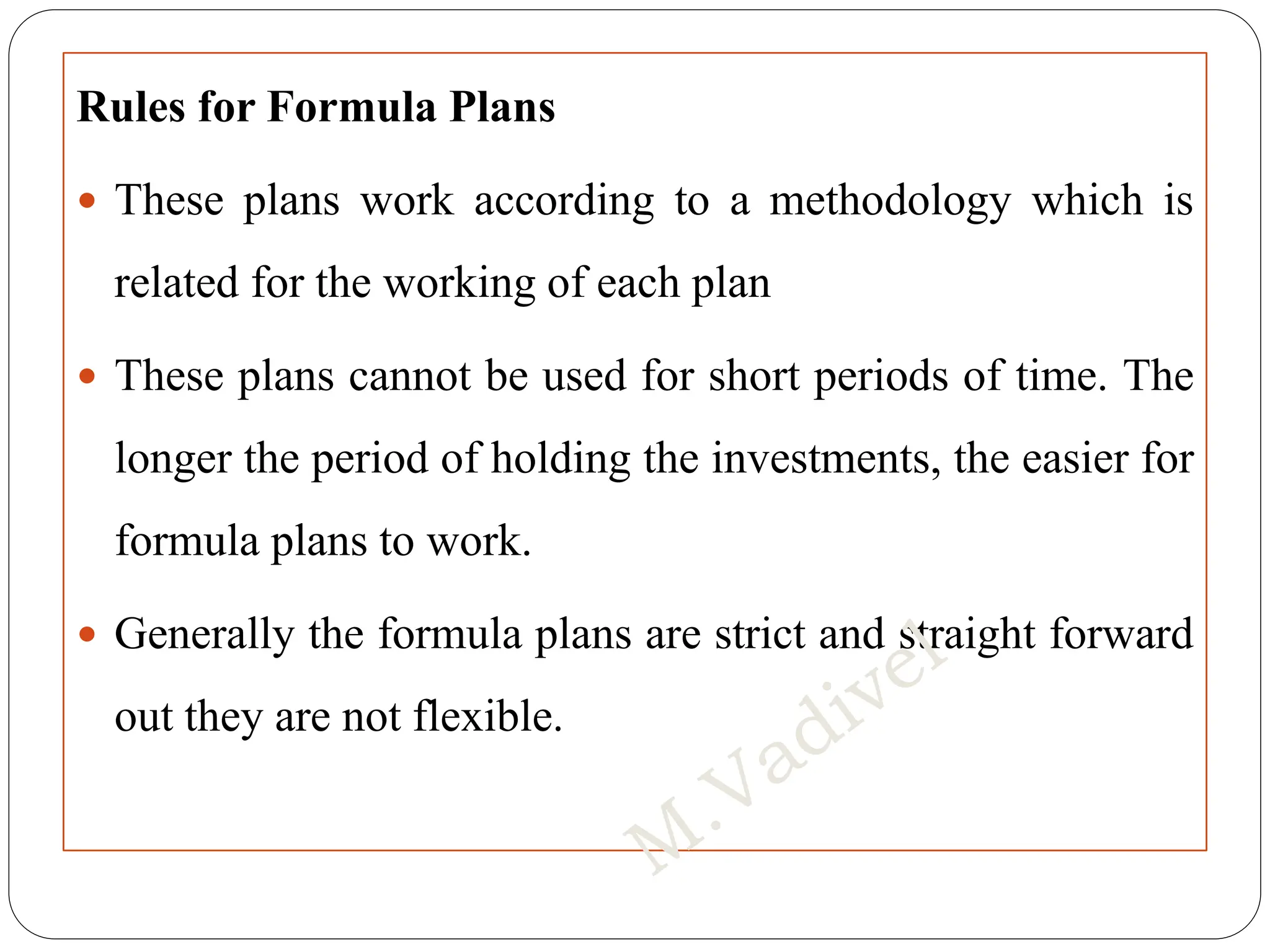 Formula Plans in portfolio management Selection | PPTX