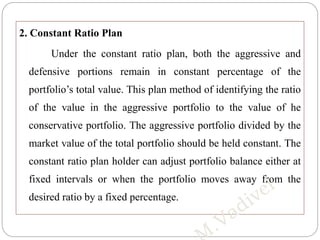 Formula Plans in portfolio management Selection | PPTX