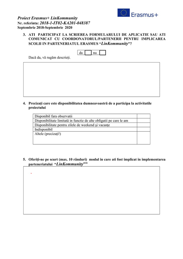 Formular aplicatie IT-m1 | PDF