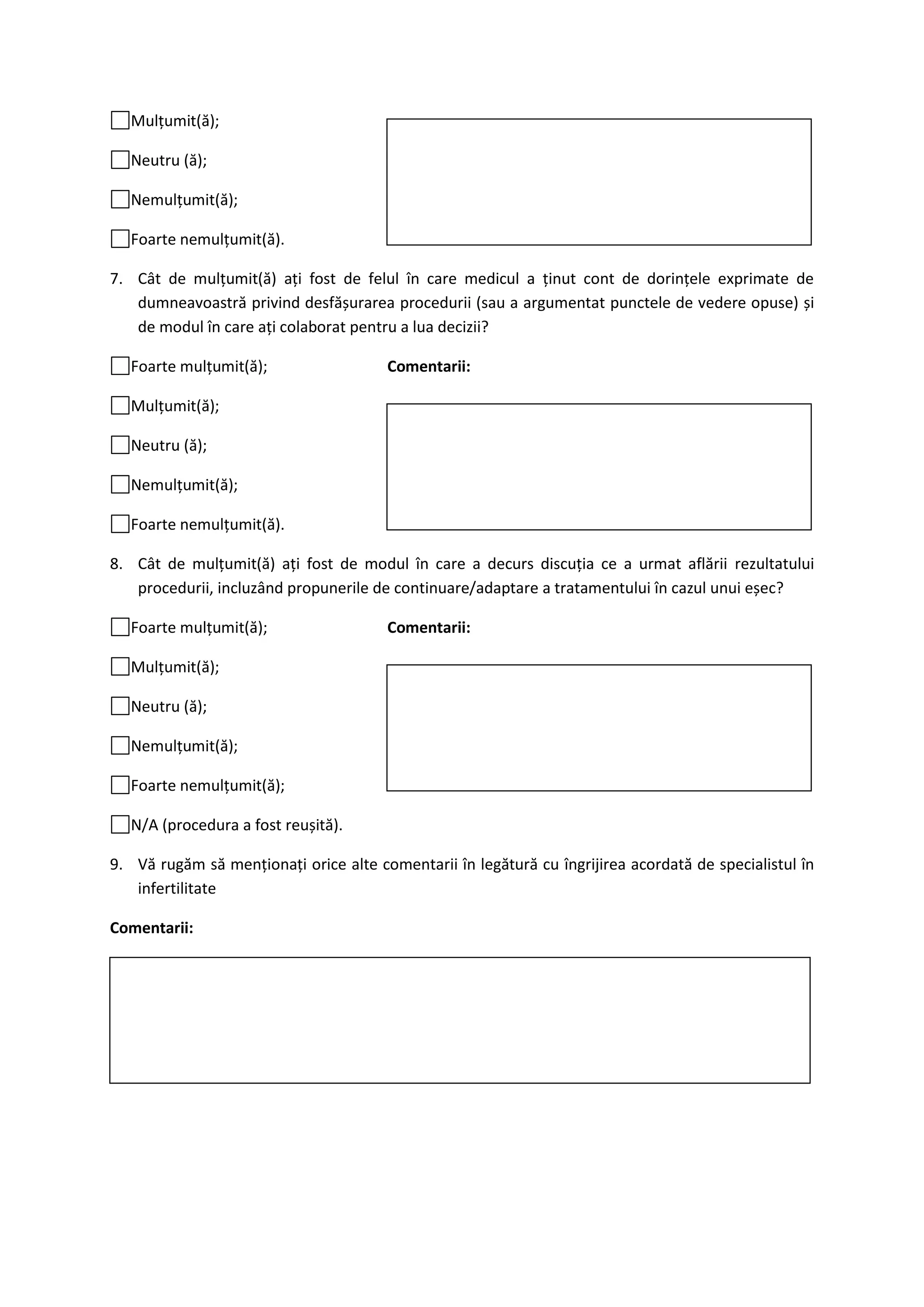 Formular chestionar feedback ia | PDF
