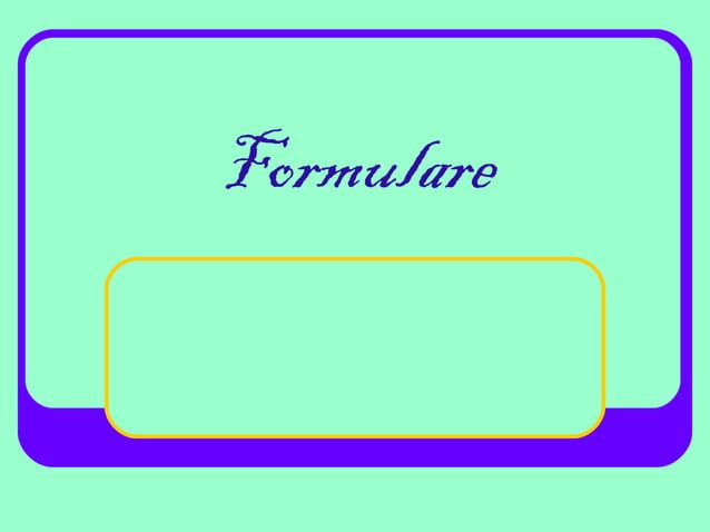 Formulare acces | PPT