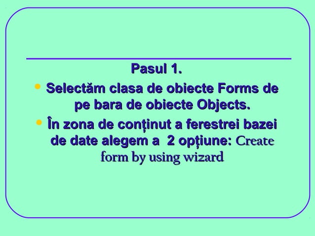 Formulare acces | PPT